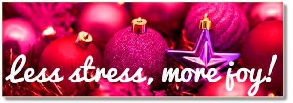 Stop Holiday Stress with the Less Stress, More Joy Holiday Planner | Clear Clutter, Get ...